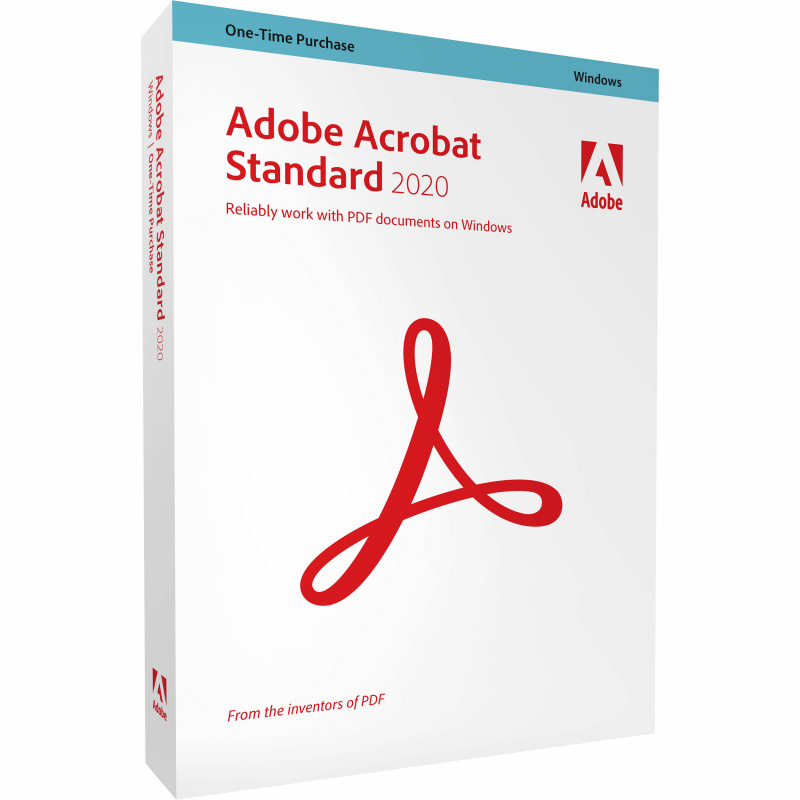 Adobe Acrobat Standard 2020 for Windows (AOO License) - MM Store
